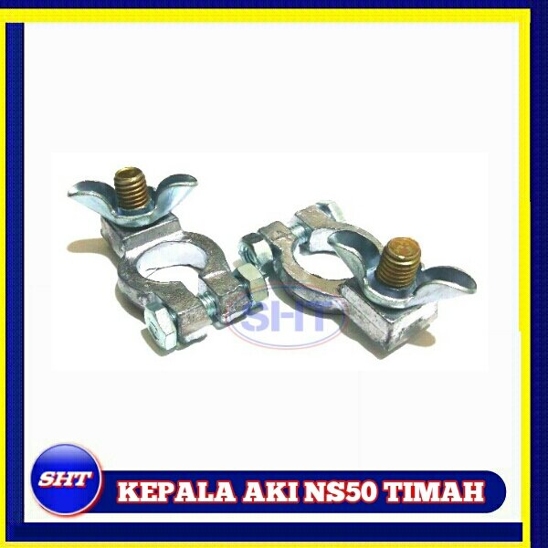 Klem accu kepala aki Ns50 timah | Lazada Indonesia