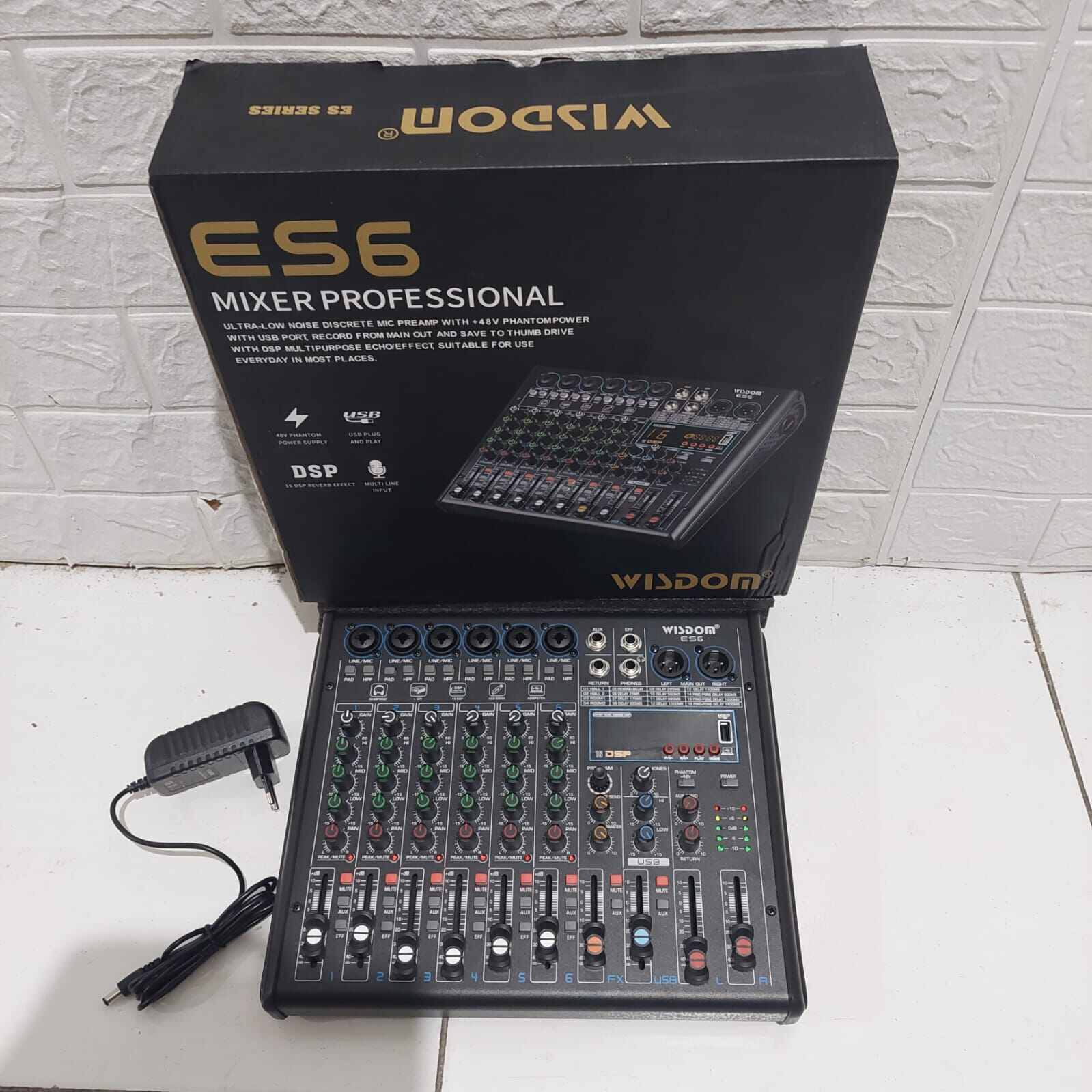 wisdom ES 6 mixer 6 channel | Lazada Indonesia