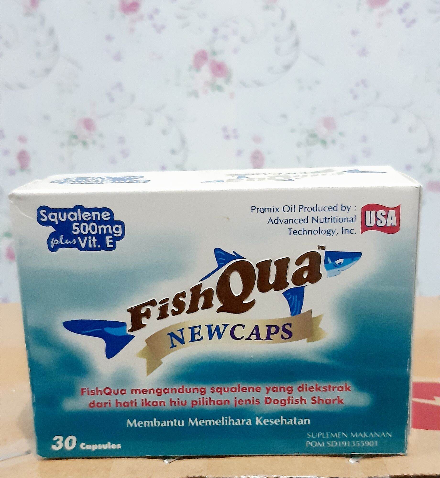 Fishqua | suplemen untuk daya tahan tubuh | isi 30 kapsul | Lazada ...