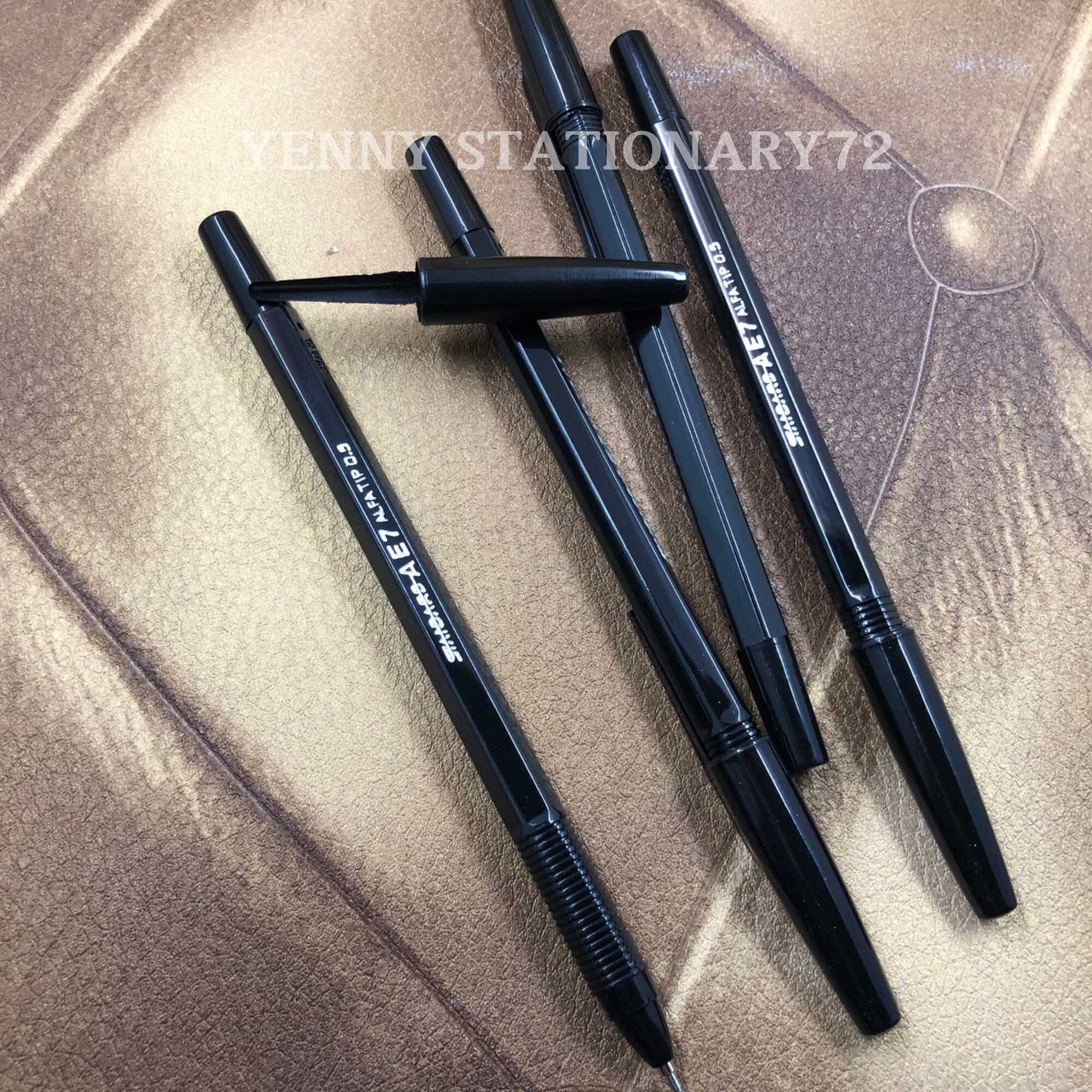 Pulpen Standard AE7 Hitam 0.5 (Pack/Pcs) | Lazada Indonesia