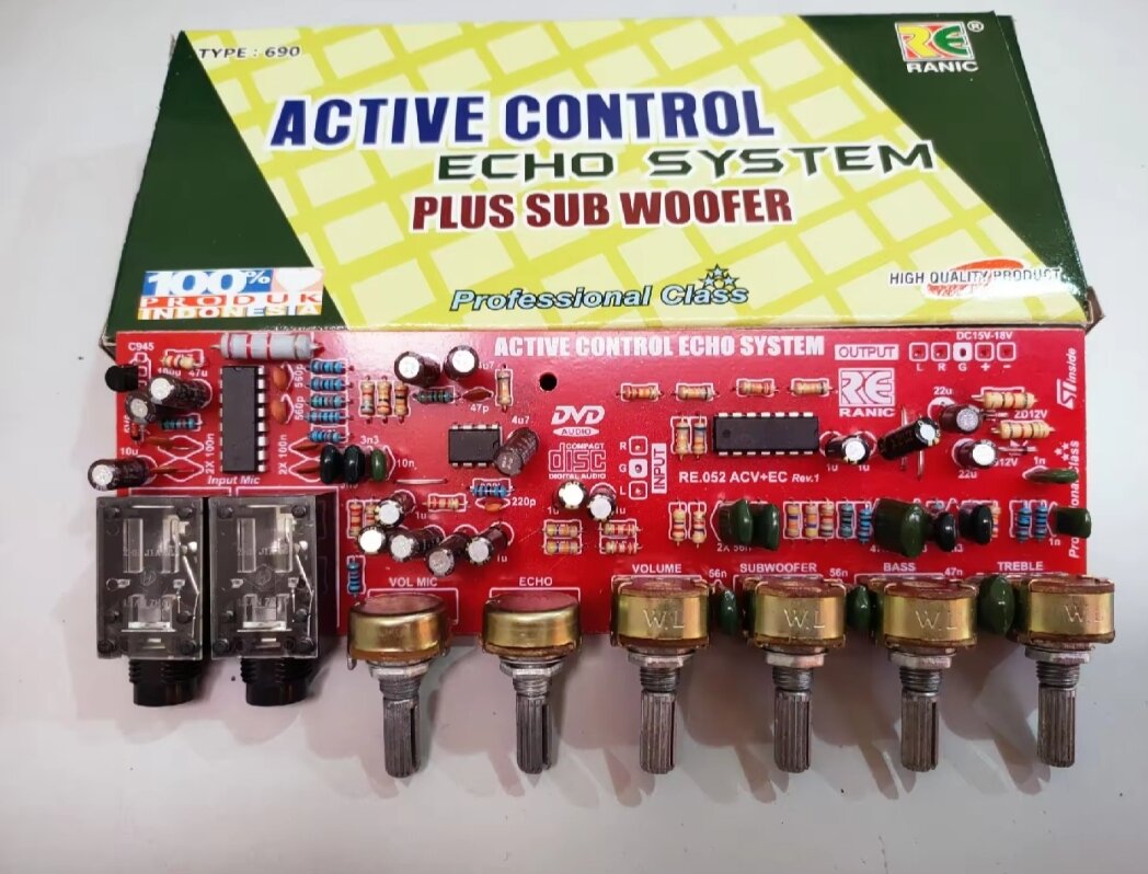 KIT TONE CONTROL STEREO KARAOKE MIC ECHO SUBWOOFER | Lazada Indonesia