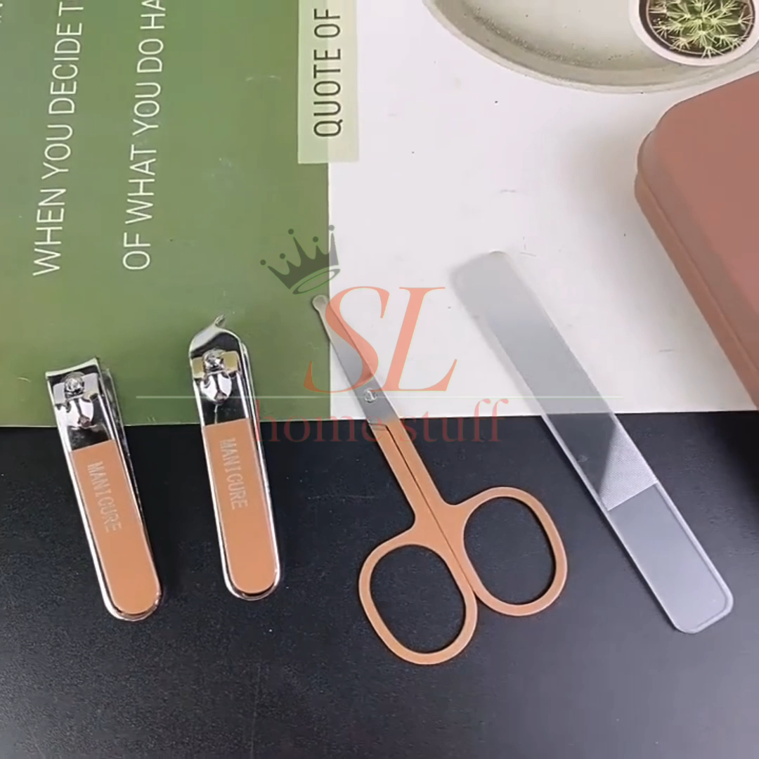 Alat Manicure Pedicure Set 4 in 1 - Gunting kuku Set 4 Pcs Stainlees ...