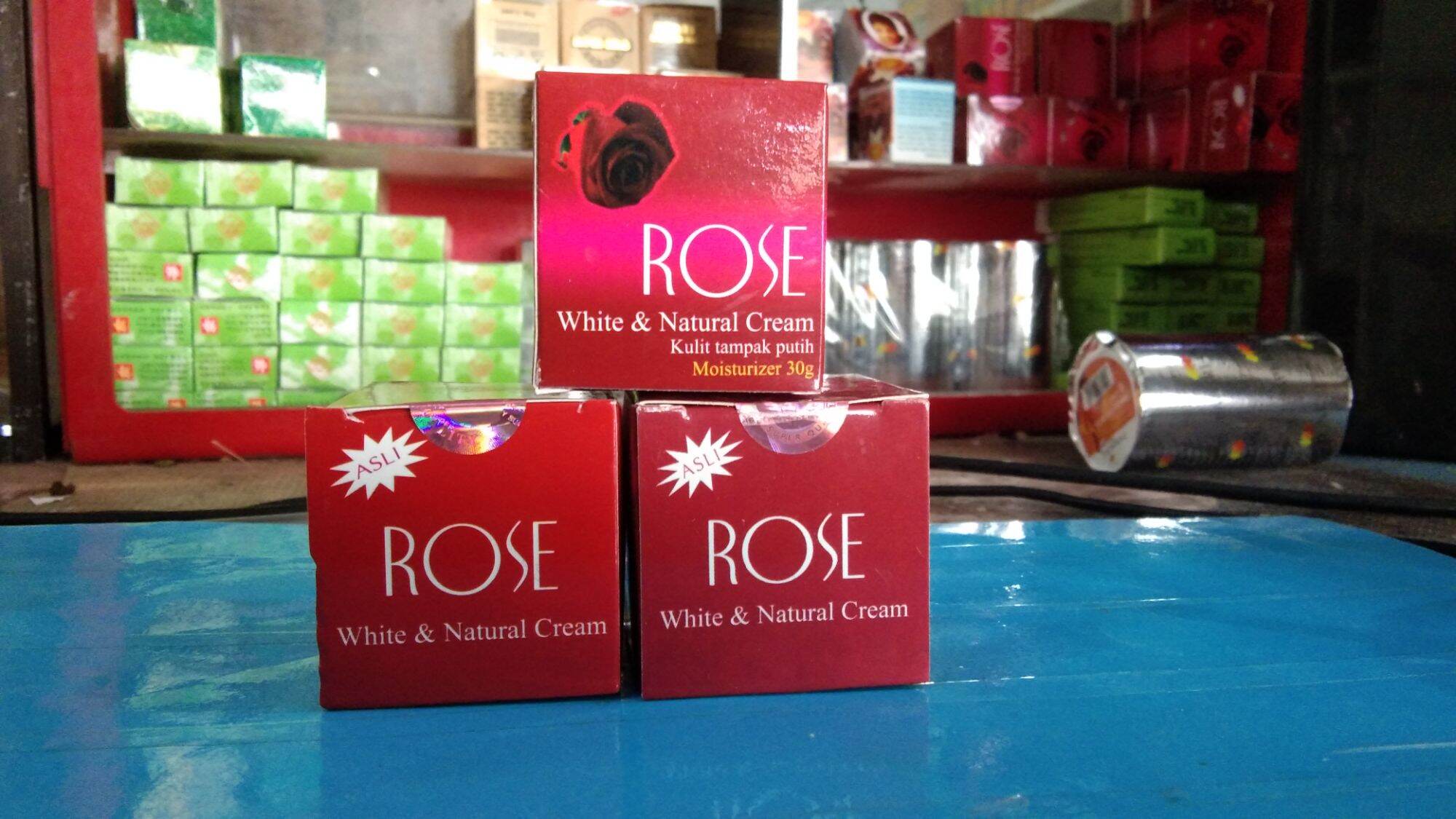 Cream Rose Asli /Bedak rose asli/ROSE WHITE END NATURAL CREAM | Lazada ...