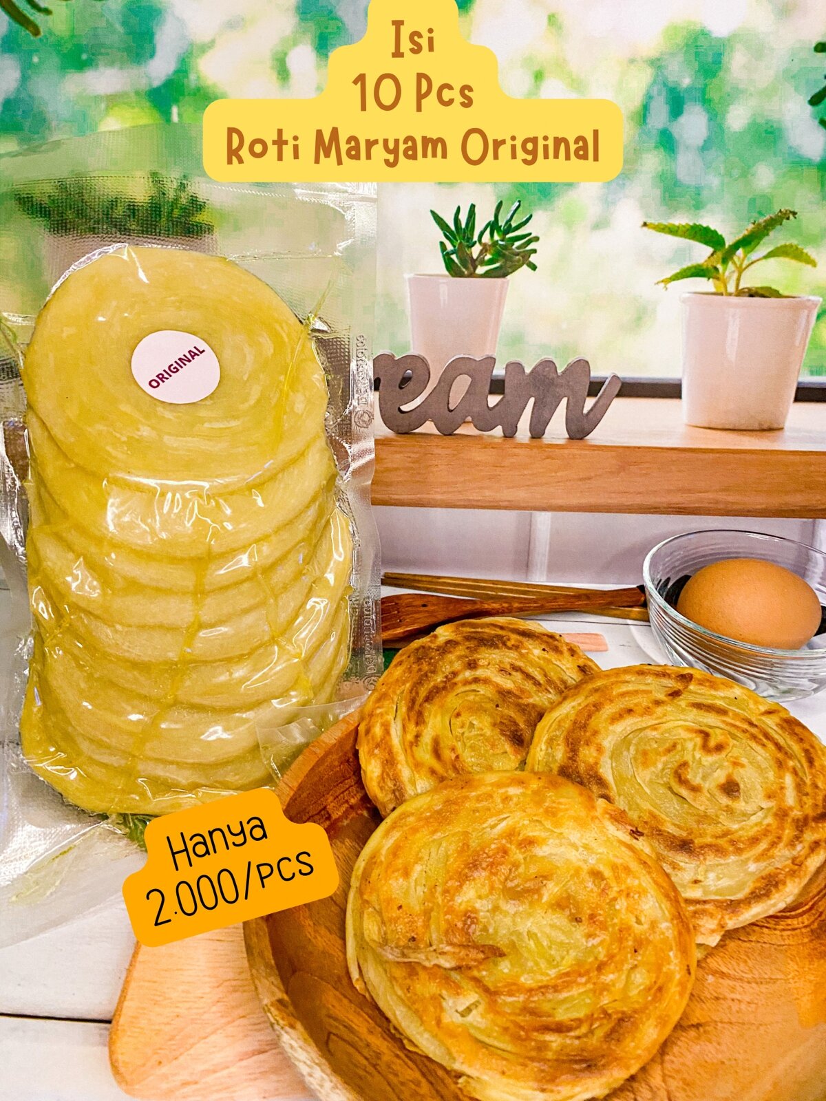 [ ISI 10 ] ROTI MARYAM / ROTI CANE ORIGINAL ISI 10 PCS - HOMEMADE ...