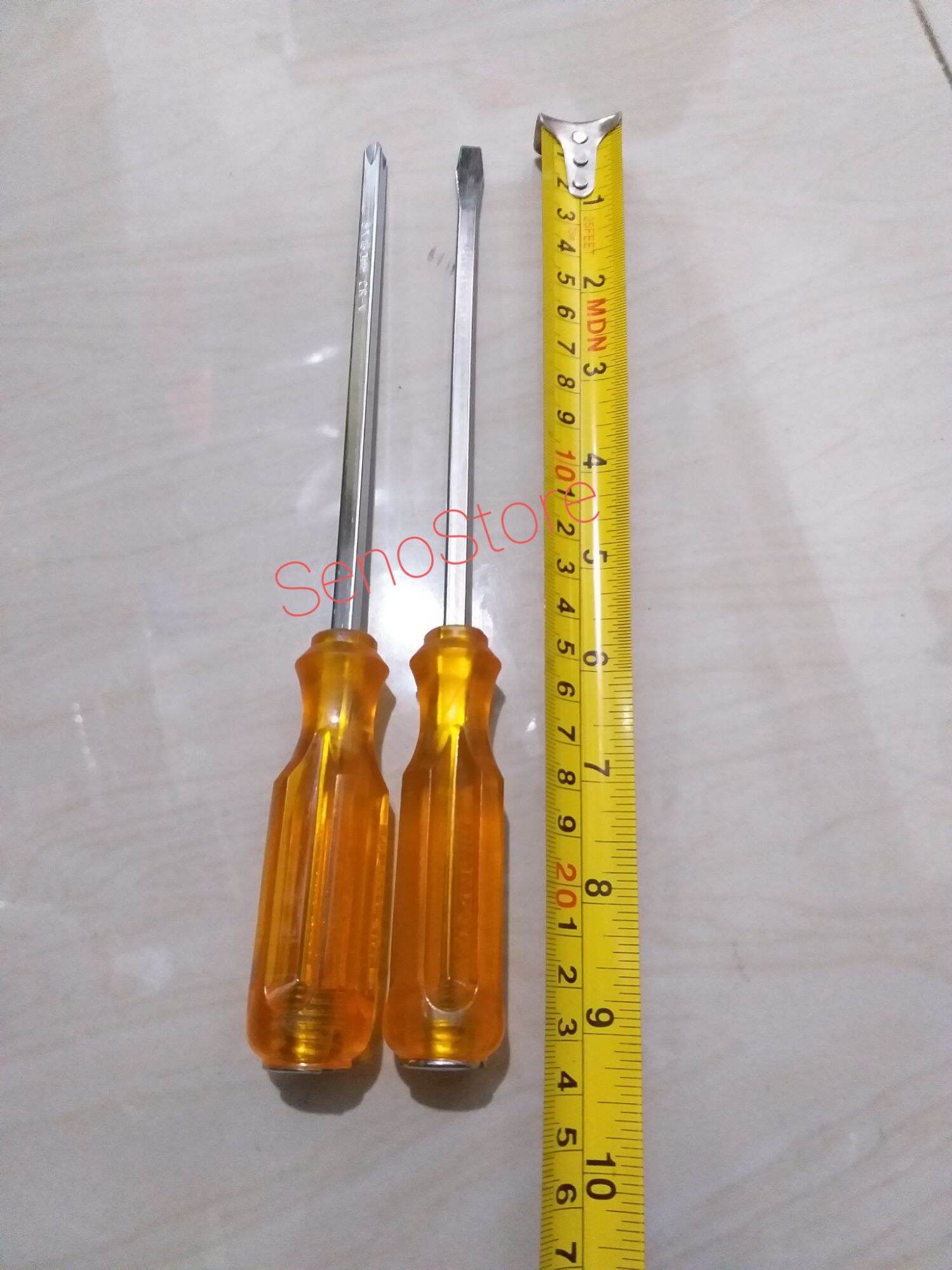 Obeng ketok getok 6 x 150 mm atau 6" 2 pcs minus dan plus | Lazada ...