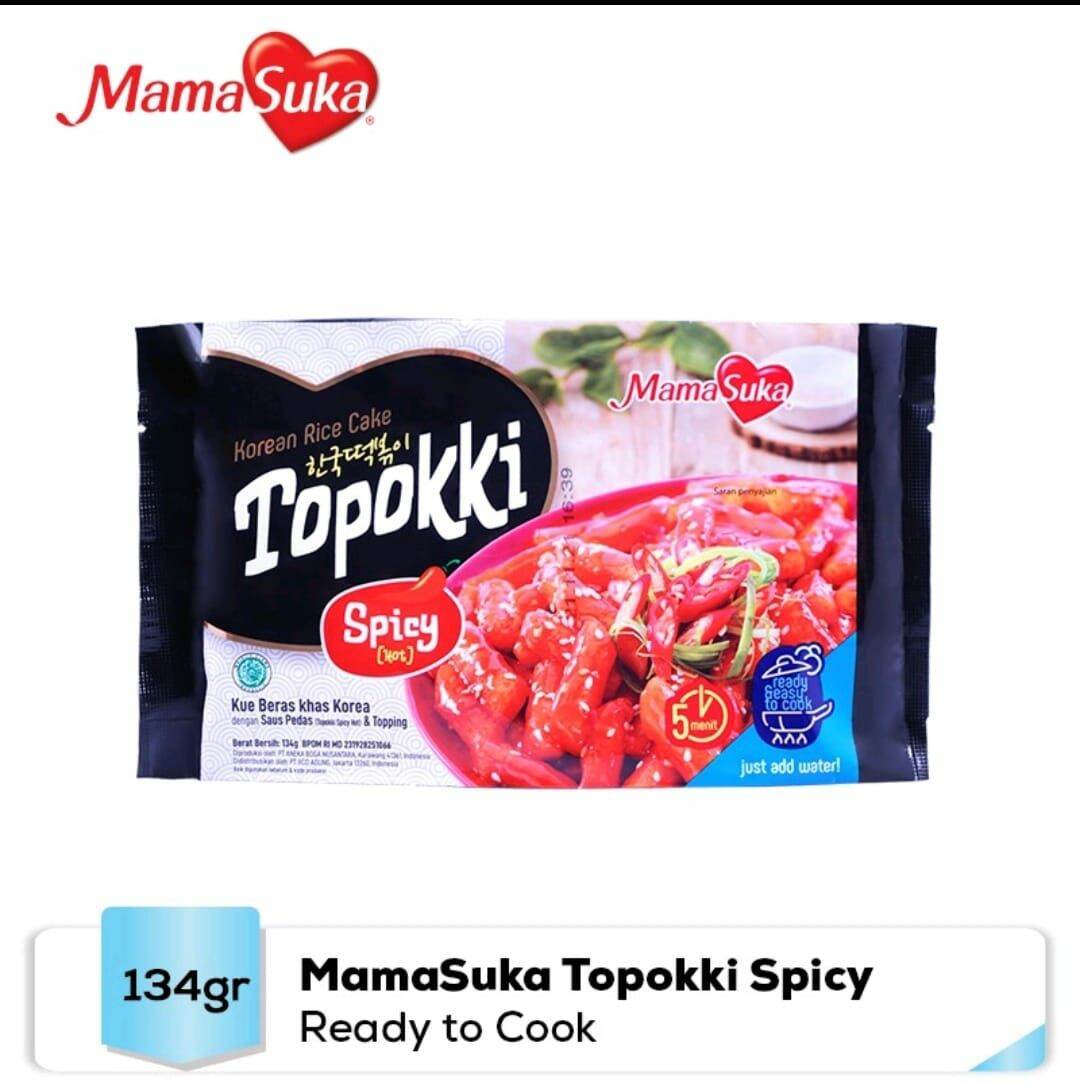 mamasuka topokki instant korea rice cake 134gr | Lazada Indonesia