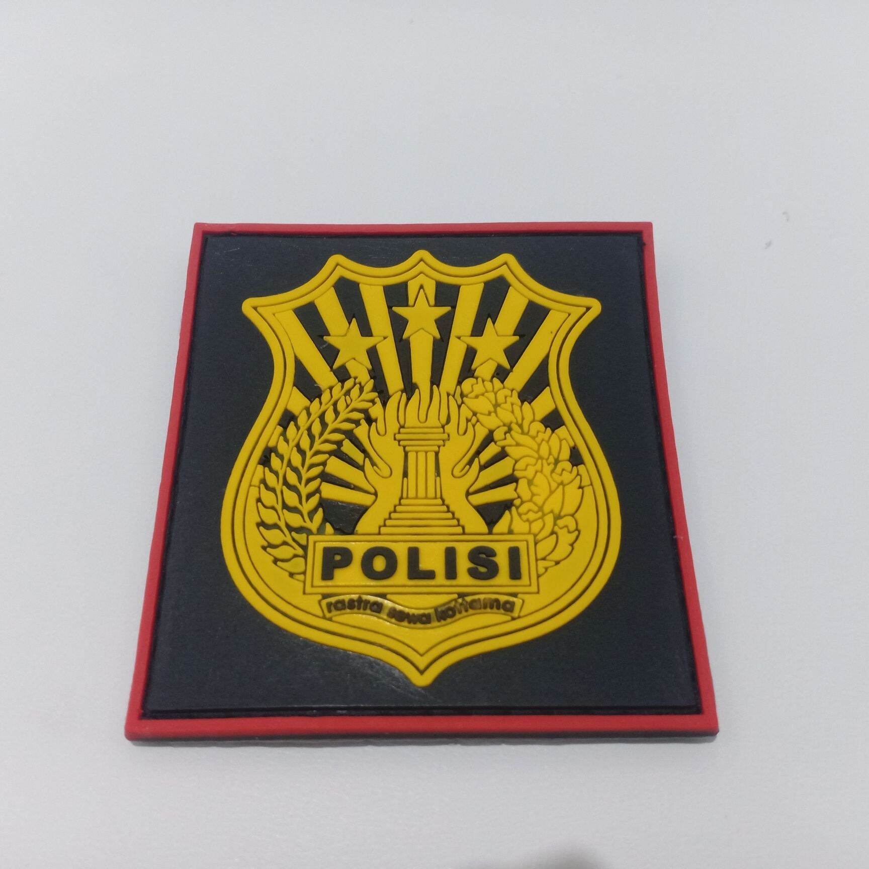 Patch Rubber Logo Kewenangan Polisi | Lazada Indonesia