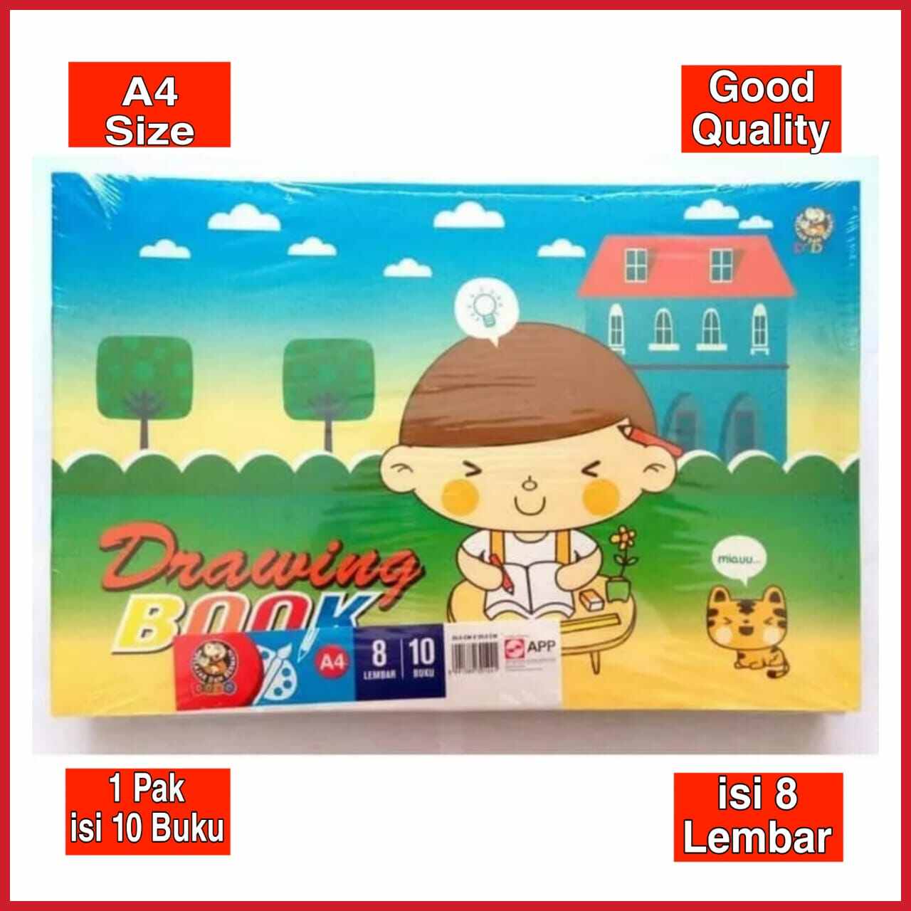 BUKU GAMBAR A4 DODO / DRAWING BOOK ( 1 PAK ISI 10 BUKU ) | Lazada Indonesia