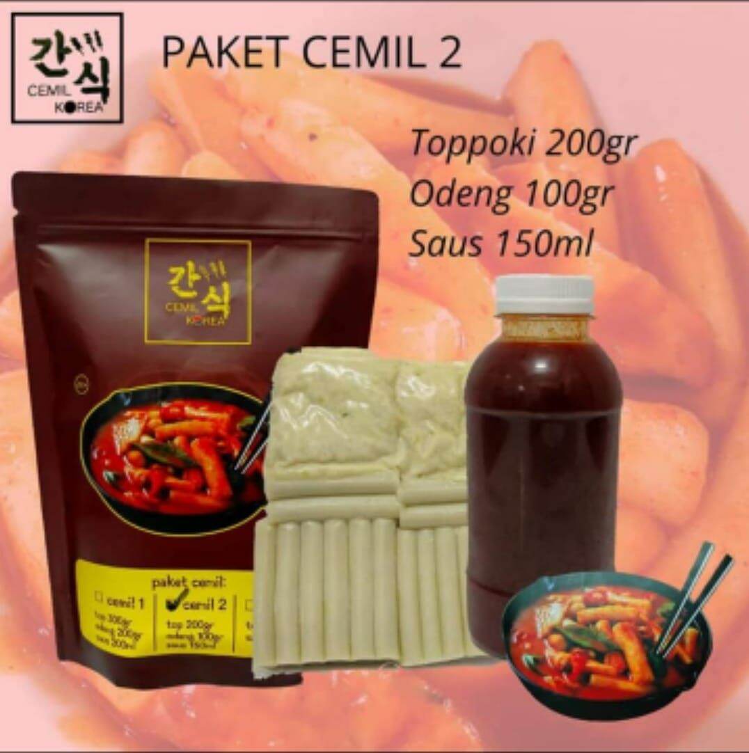 Topoki/Toppoki/Topokki/Tteokbokki, odeng dan Saus khas korea | Lazada ...