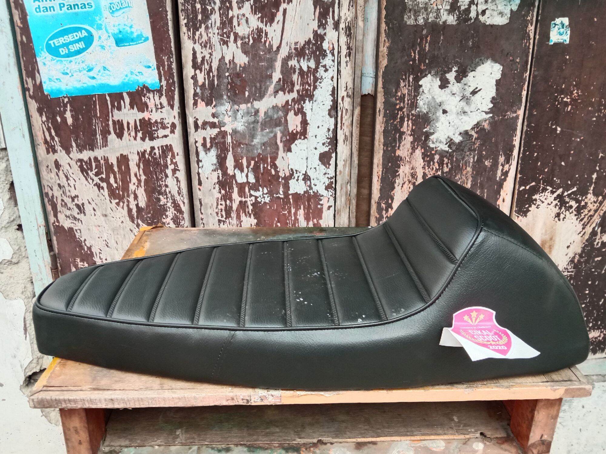 jok vespa model cafe racer vespa super px strada spartan | Lazada Indonesia