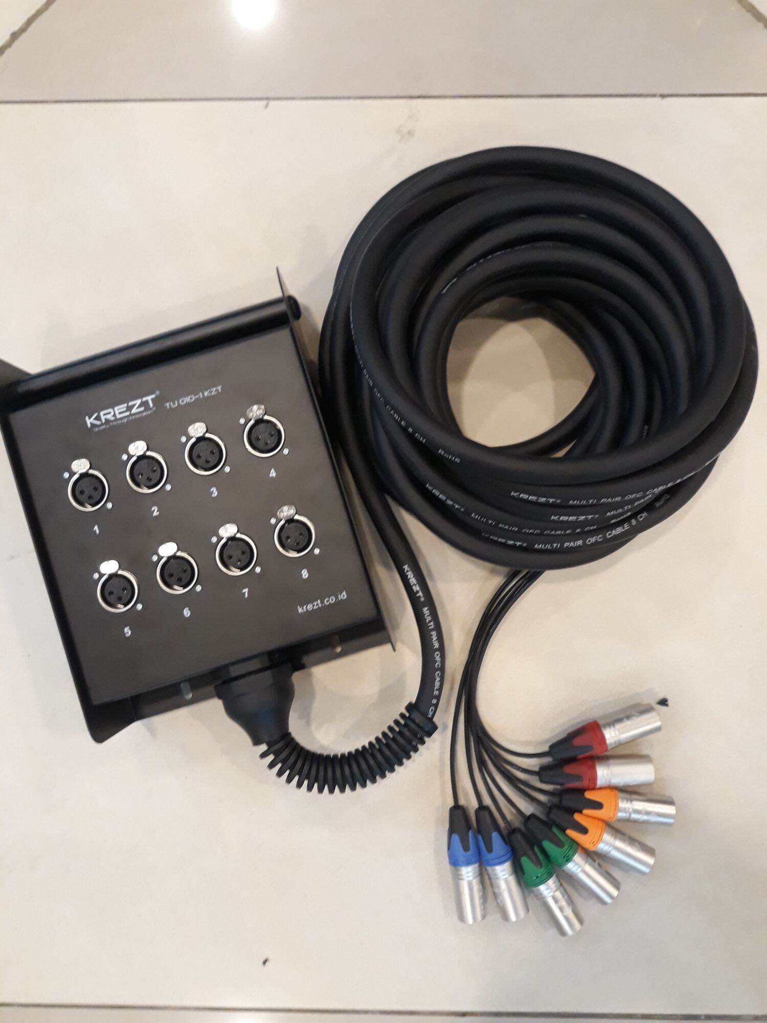 Kabel Snake 8ch Box Merek KREZT Panjang 40 Meter | Lazada Indonesia