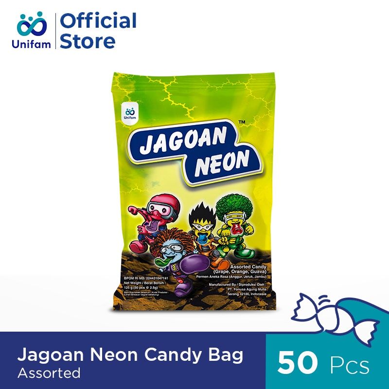 Permen Jagoan Neon isi 50pcs | Lazada Indonesia