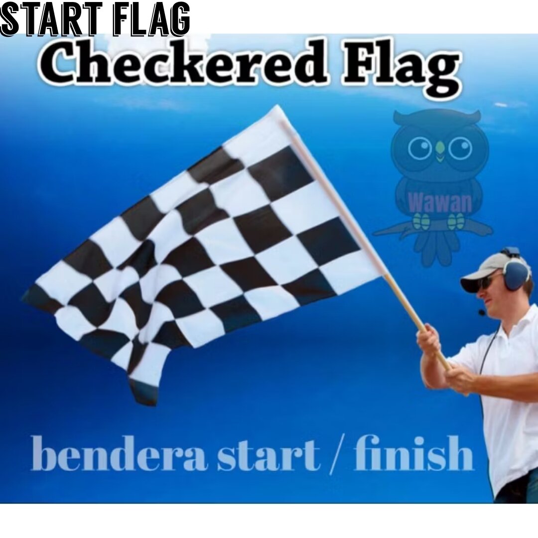 start flag / bendera start / starting flag / race flag / bendera balap ...