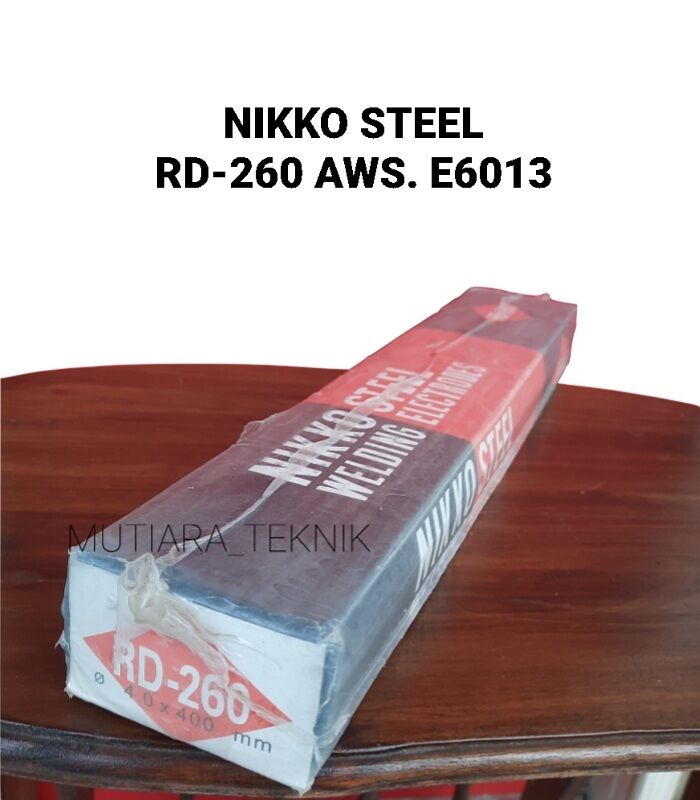 KAWAT LAS RD-260, 2.6mm / 3.2mm / 4.0mm, A.Ws E6013, NIKKOSTEEL, PER ...