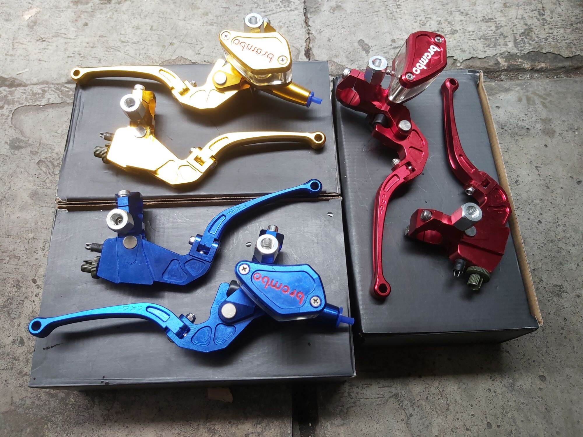 Master Rem Brembo Set Tabung Oval Kaca Handle CRG Lipat CNC | Lazada ...