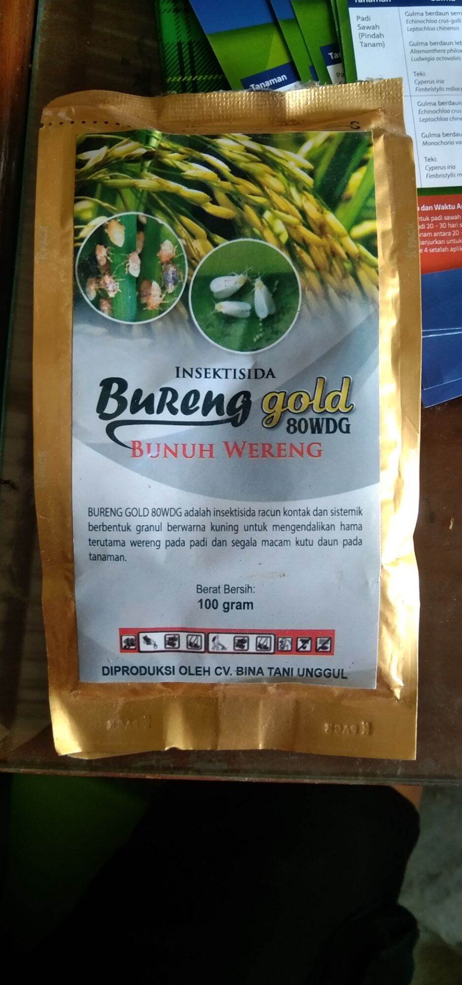 Insektisida Bureng Gold 80 WDG 100g ( Pengendali hama wereng) | Lazada Indonesia