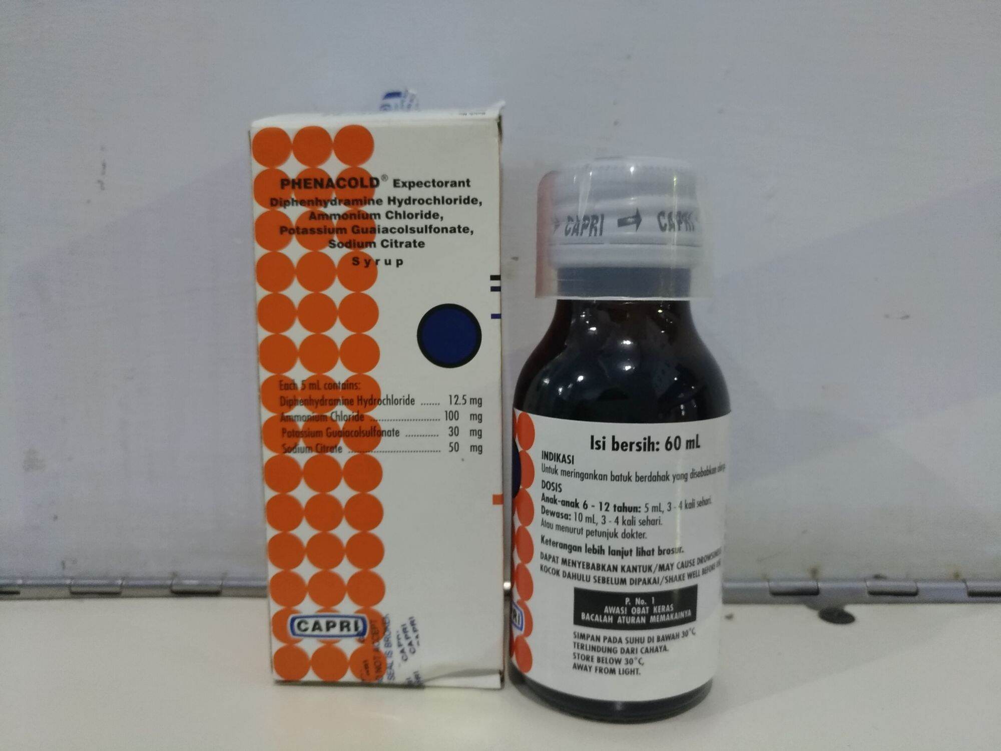 phenacold syrup sirup 60ml obat batuk pilek flu anak | Lazada Indonesia