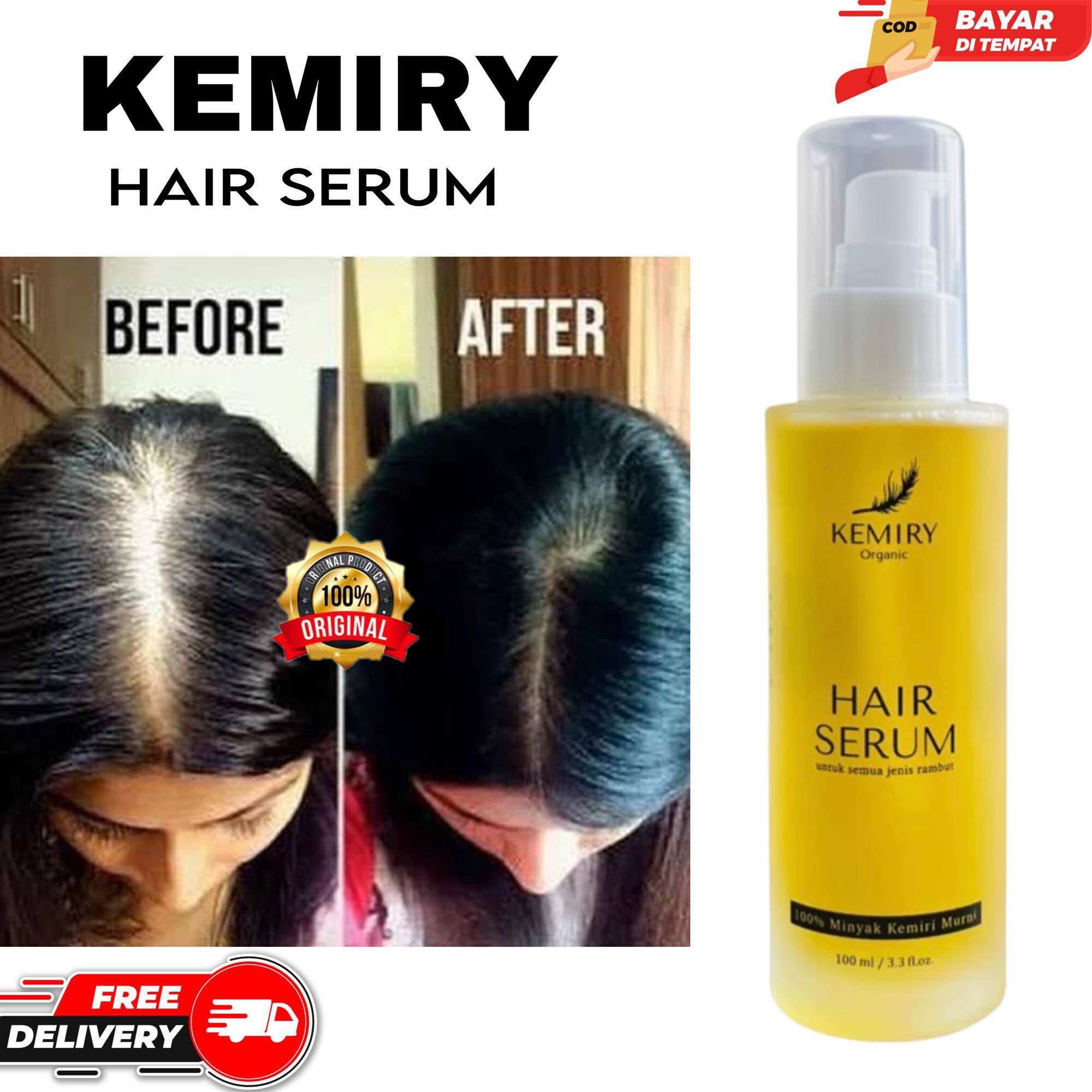Kemiry Organic - Minyak Kemiri Penumbuh rambut rontok 50ml | Lazada ...