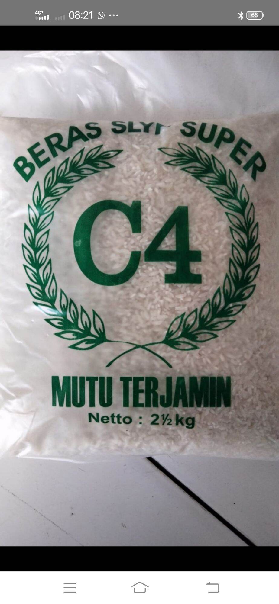 beras c4 kemasan 2,5 kg | Lazada Indonesia