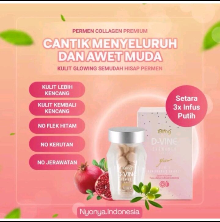 Dvine Dvine Collagen 30 Tablet asli 100% Original - Dvine Collagen ...