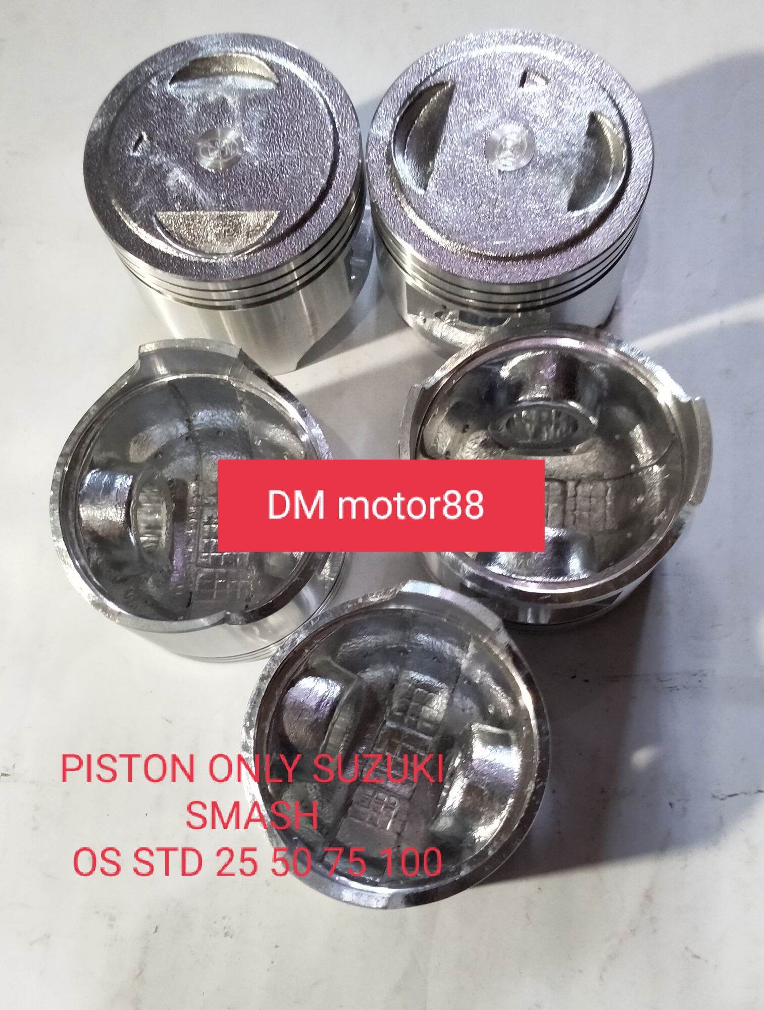 PISTON SEHER ONLY SUZUKI SMASH OVERSIZE STD 25 50 75 100 | Lazada Indonesia