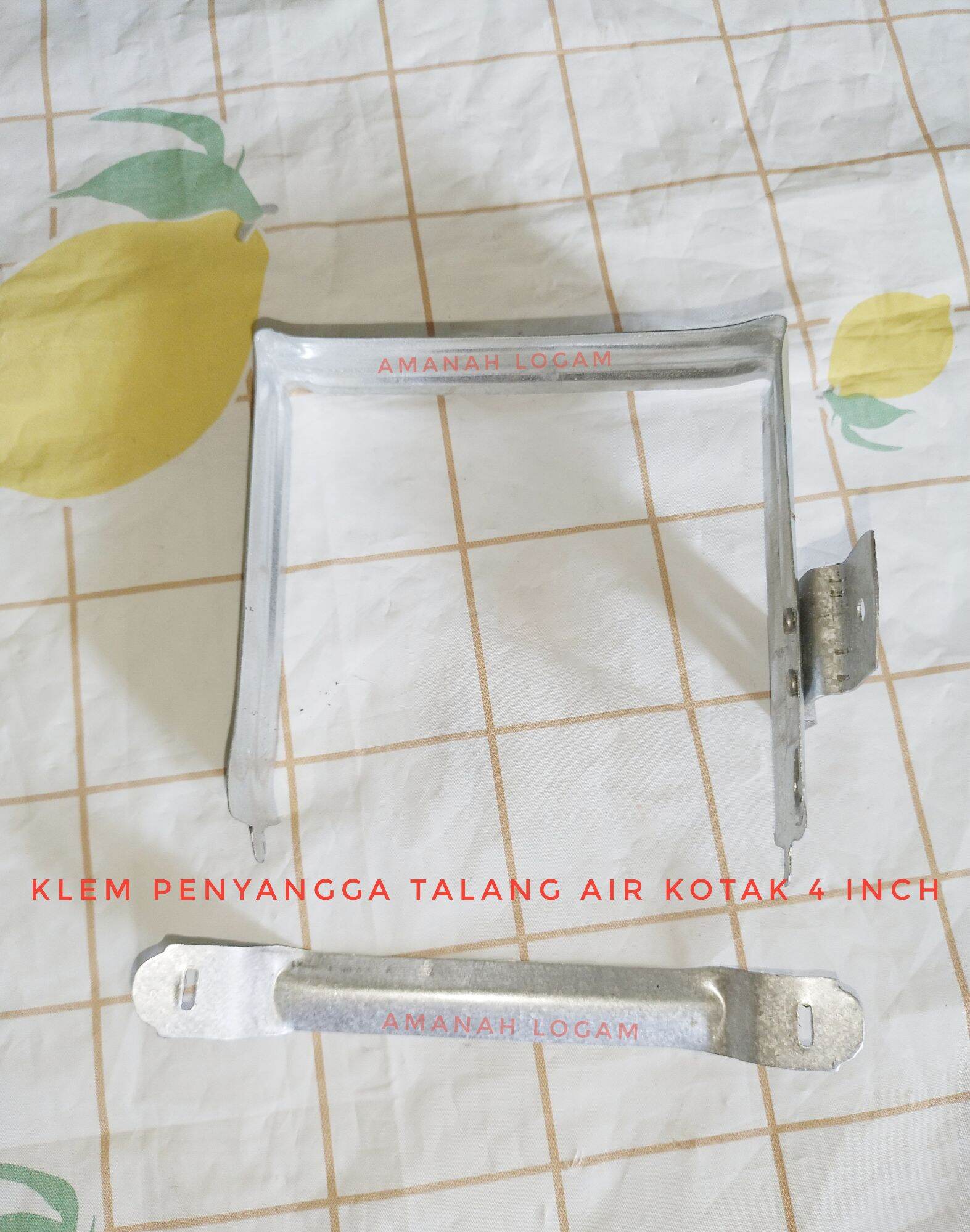 TERMURAH klem penyangga talang air kotak/hak talang/klem aisan talang ...