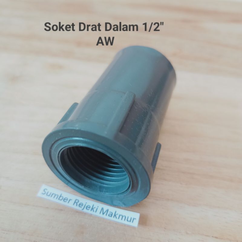 soket drat dalam 1/2" inc dudukan kran air 1/2" SDD 1/2" sok Drat dalam 1/2" inch | Lazada Indonesia