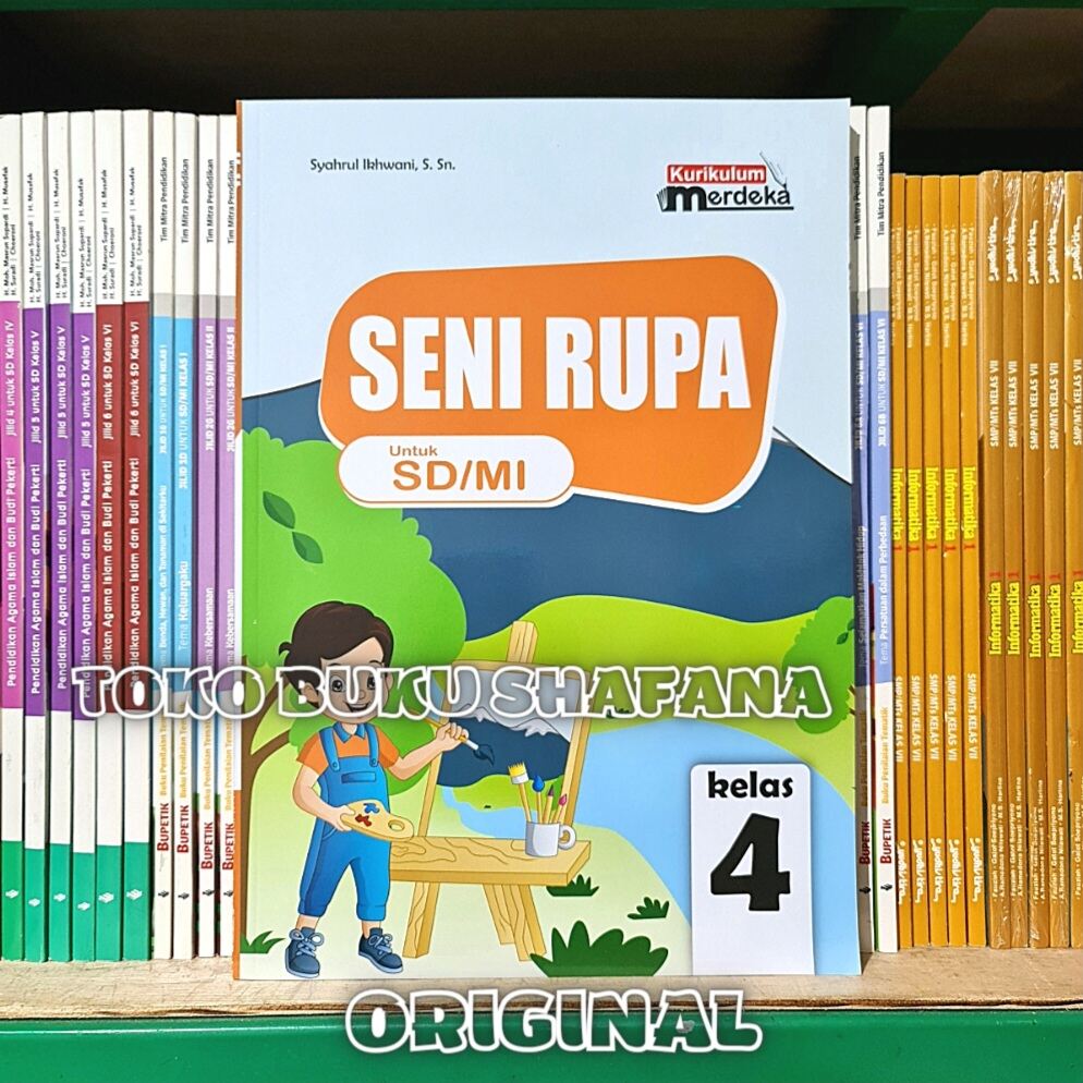 Buku Seni Rupa Kelas 4 SD/MI Kurikulum Merdeka CV Wahana Karya Jaya | Lazada Indonesia
