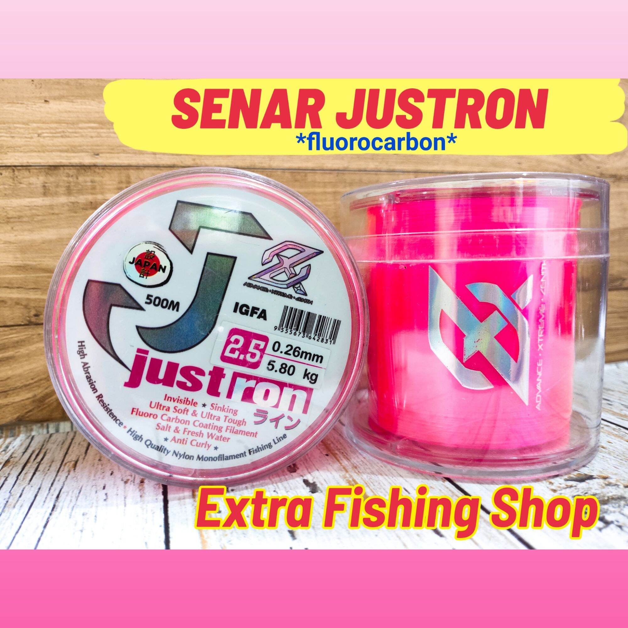 SENAR KUAT ANTI KRITING JUSTRON PINK SERIES 500 METER | Lazada Indonesia