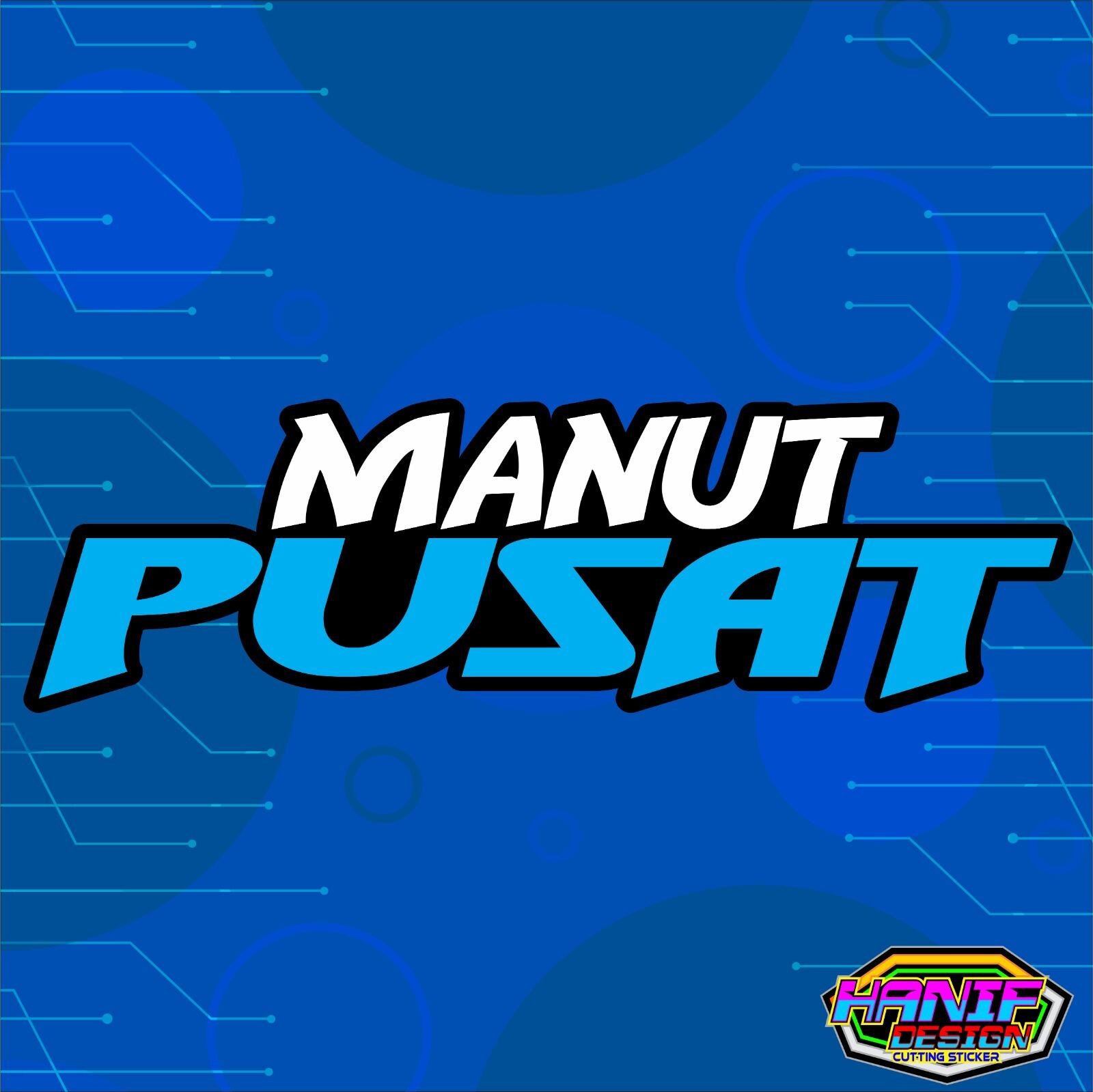 Sticker Cutting Manut Pusat sticker viral manut pusat | Lazada Indonesia