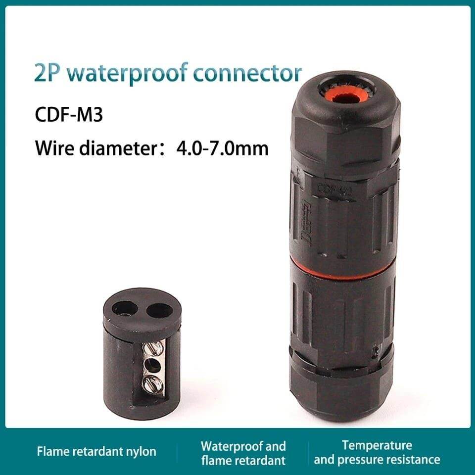 IP68 Waterproof Wire Connector Sambungan Kabel Konektor Tahan Air Anti ...