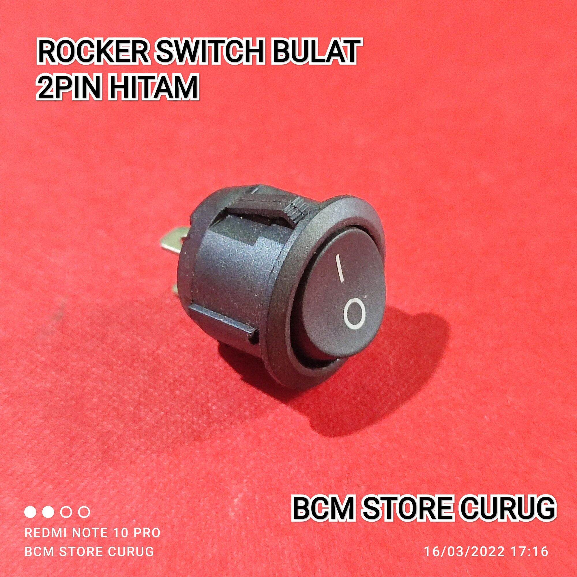 ROCKER SWITCH BULAT 2PIN HITAM | Lazada Indonesia