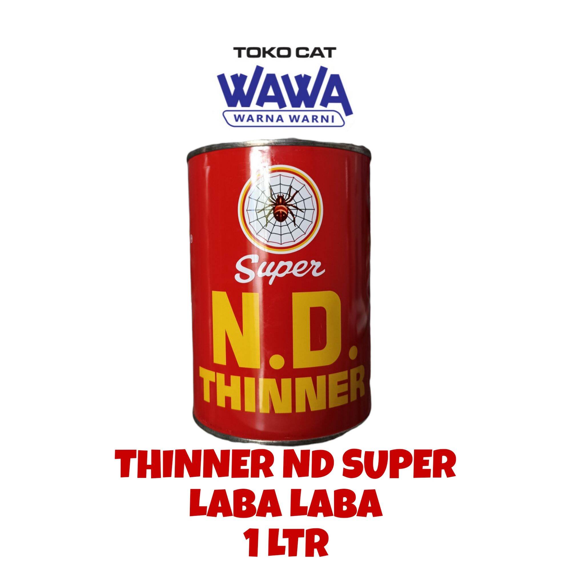 Thinner ND Super Laba Laba pengencer cat duco epoxy 0.8 liter | Lazada ...