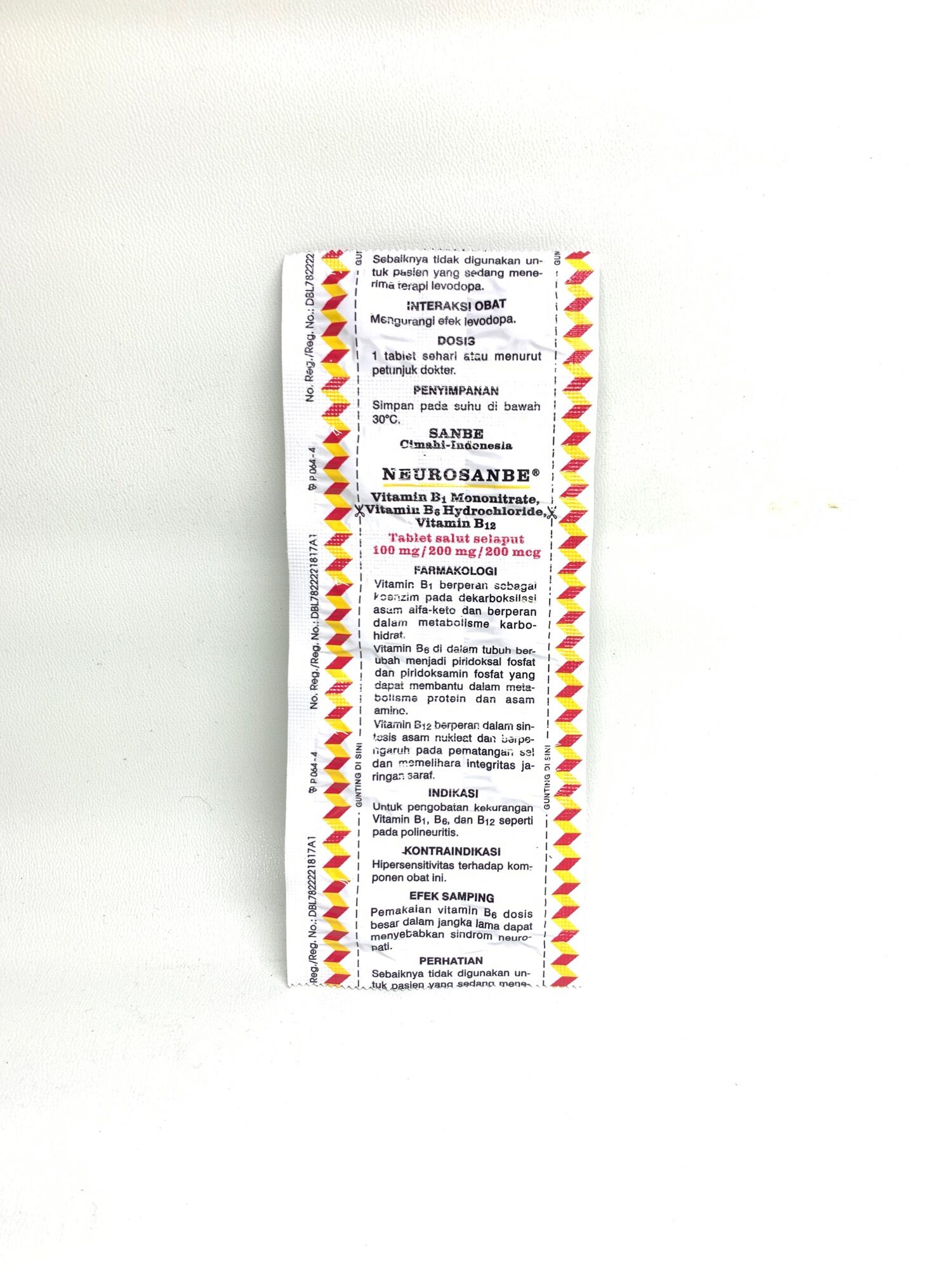 Neurosanbe 200 mcg isi 10 tablet | Lazada Indonesia