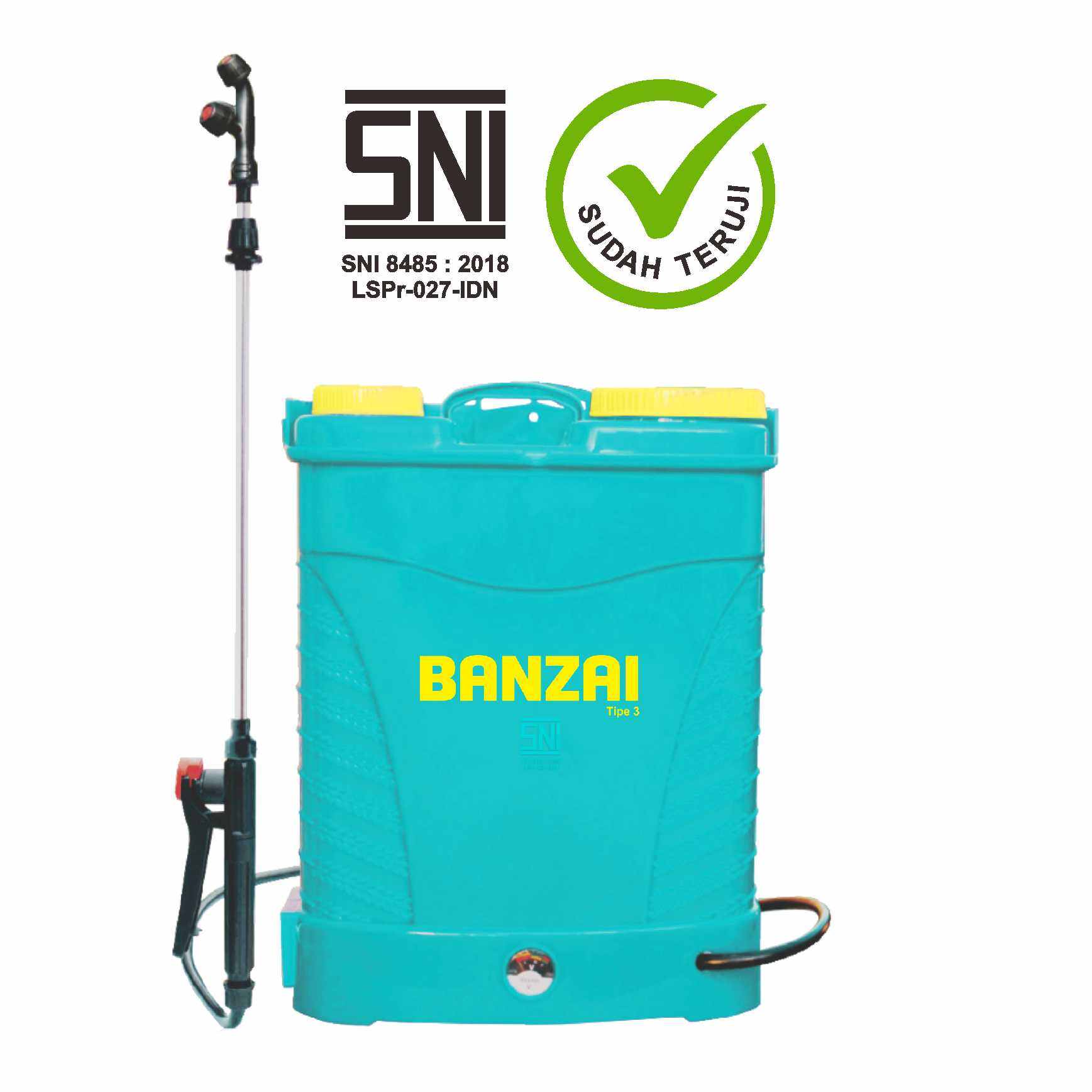 Tanki spray Banzai 16 L , Tangki Semprot Knapscak Sprayer Electric ...
