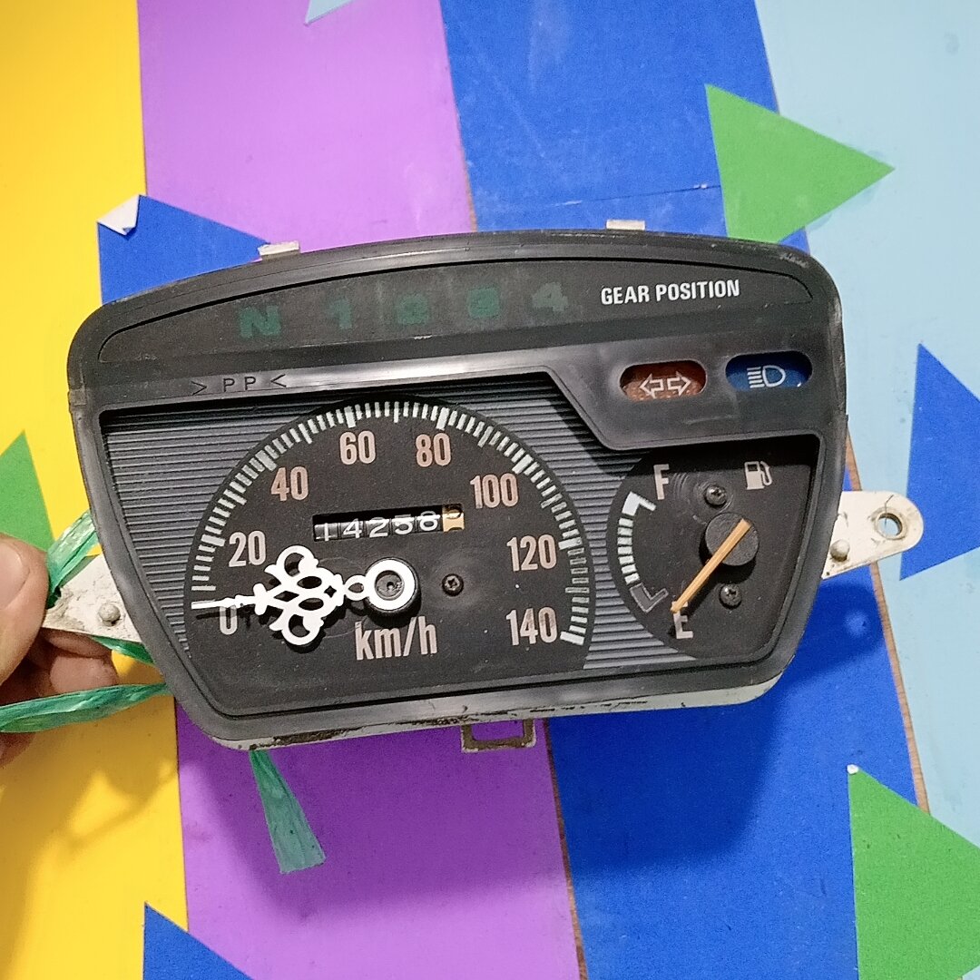 Mesin speedometer tanpa kabel Kawasaki Kaze R original seken | Lazada ...