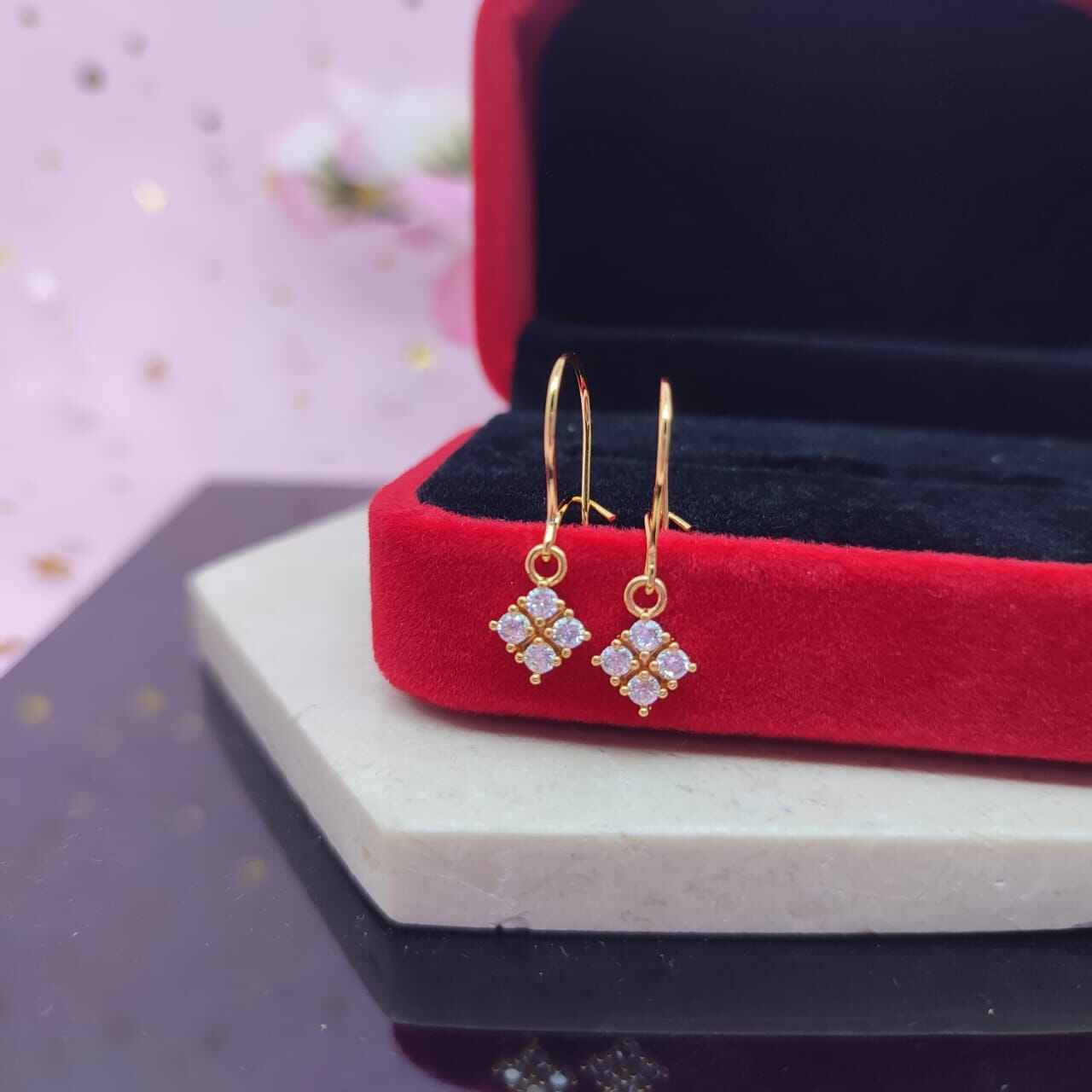 Anting jurai permata persegi pendek dewasa | Lazada Indonesia