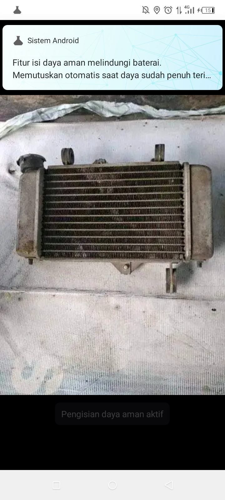 radiator Yamaha Jupiter MX atau Vixion R15 MX king barang second asli ...