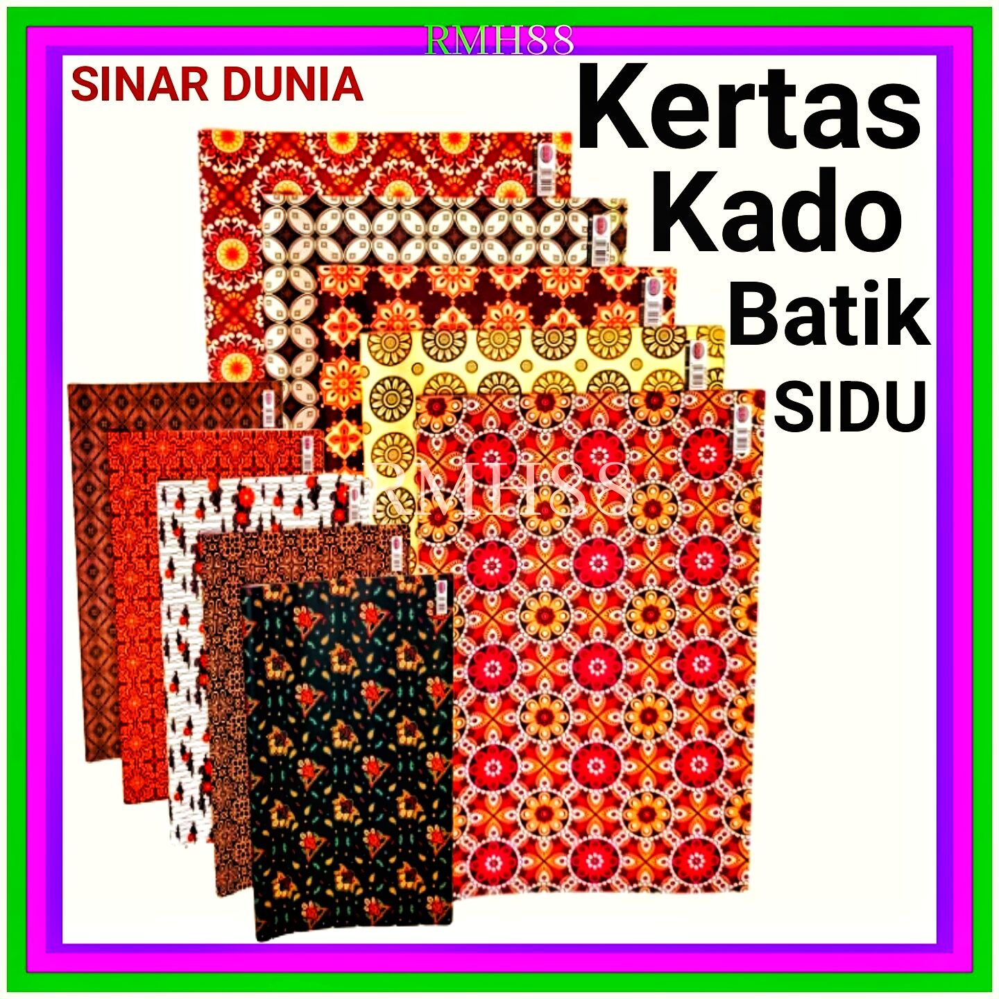 5 Pcs Kertas Kado Batik SIDU | Lazada Indonesia