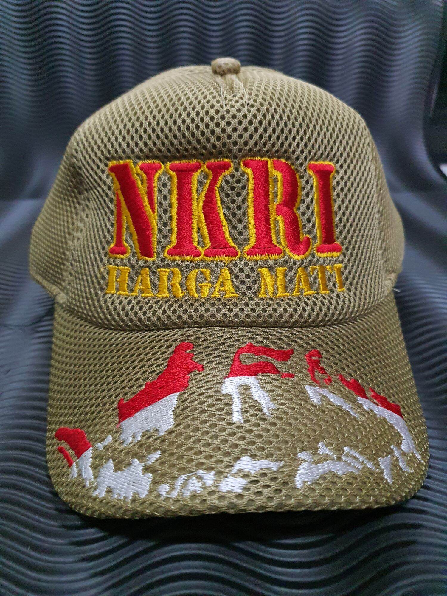 Topi jaring NKRI Crem | Topi jala NKRI Crem | Topi jaring NKRI | topi ...
