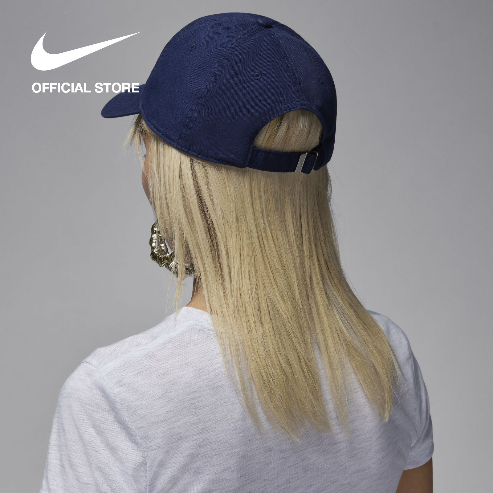 Jordan Club Cap Adjustable Hat - Midnight Navy [FD5181-411] | Lazada ...