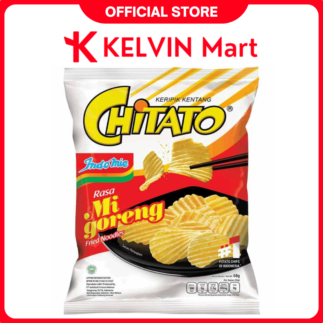 Chitato Kripik Kentang Rasa Indomie Mie Goreng pck 68g | KELVIN Mart ...
