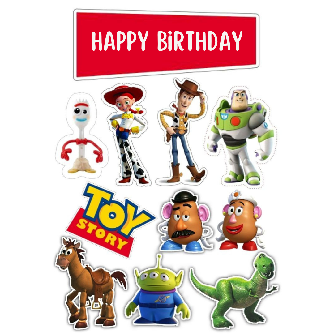 TOY STORY Cake Topper Toy Story Printable Cake Topper Toy, 52% OFF