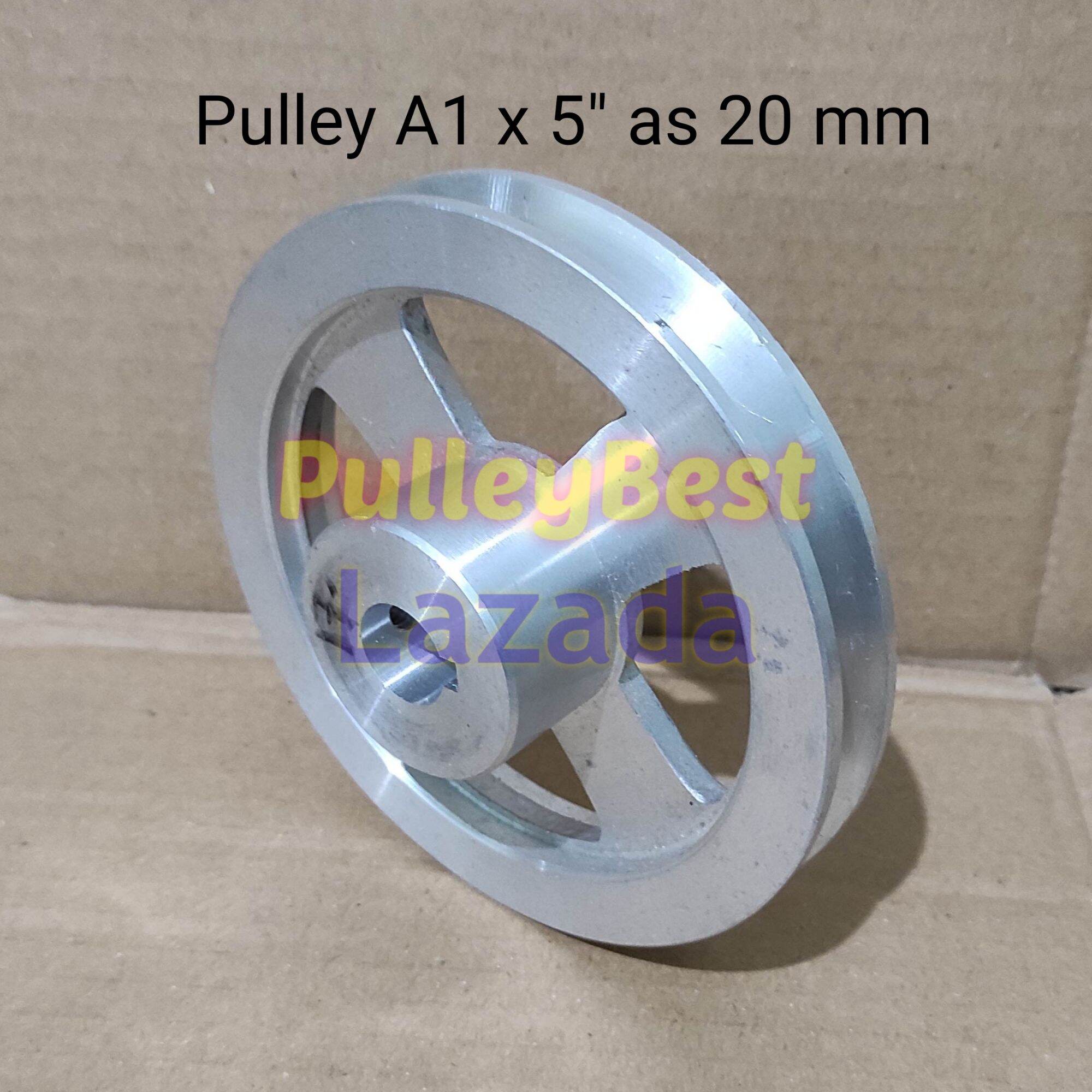 Pulley pully 5 inch as 20 mm jalur A1 puli pully alumunium | Lazada ...