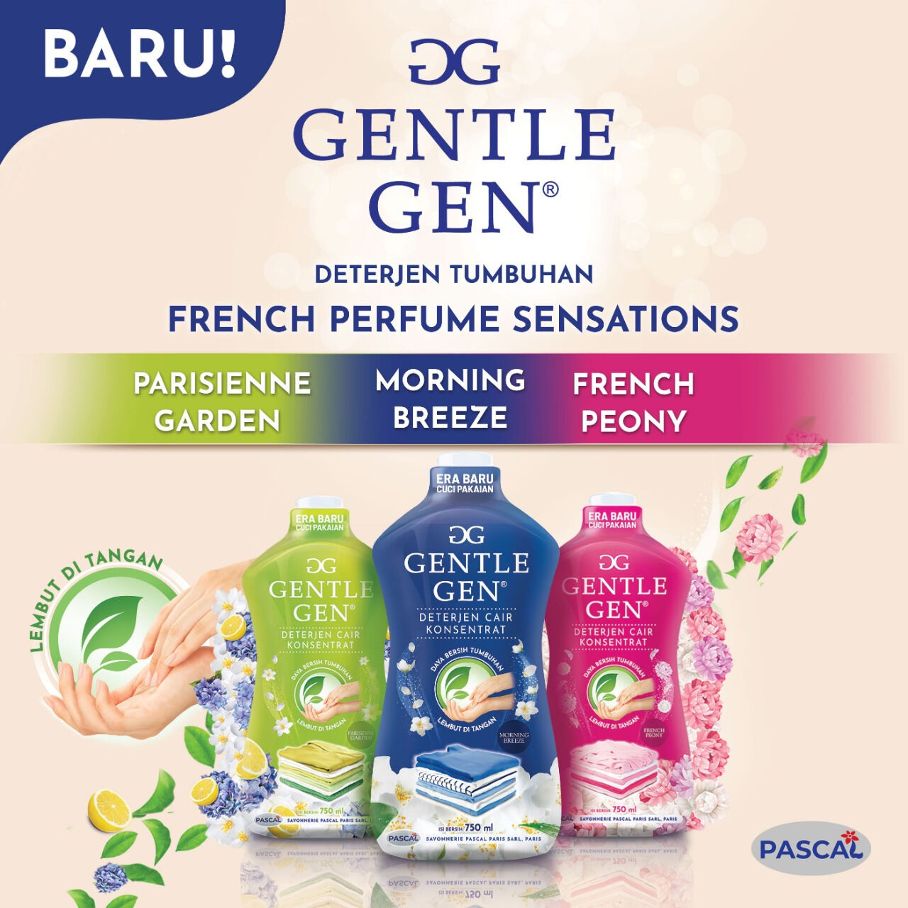 Gentle Gen Botol 700ml / Gentlegen Deterjen Cair | Lazada Indonesia