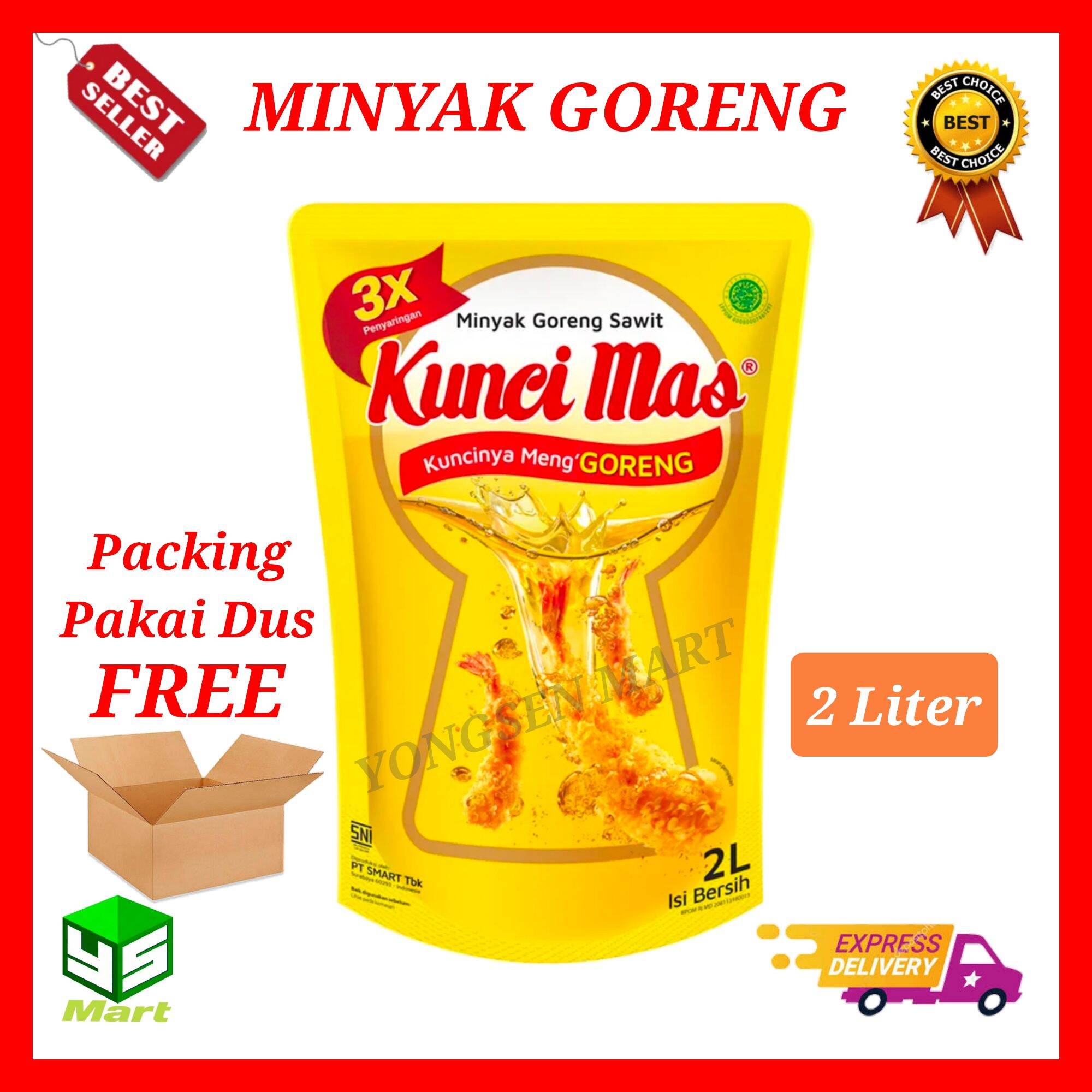 Minyak goreng refill Kunci mas 2 liter | Lazada Indonesia Minyak goreng refill Kunci mas 2 liter | Lazada Indonesia