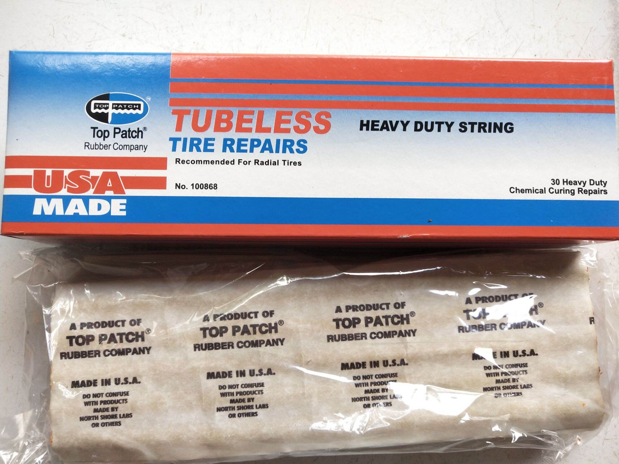 VPM (1ktk isi 6 lbr) Top Patch USA ORI Cacing Tubles Benang Karet ...