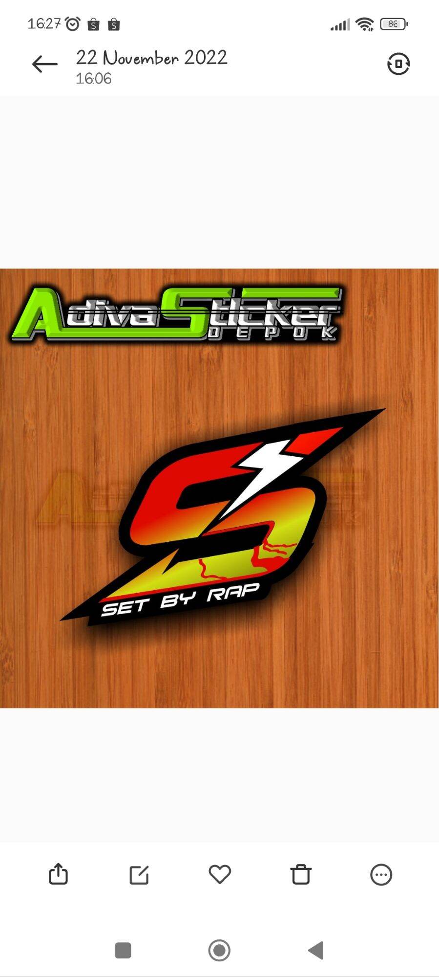 STICKER PRINTCUT SET BY RAP | Lazada Indonesia