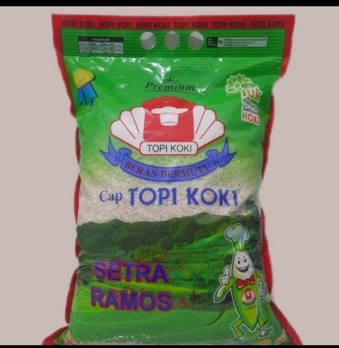 Beras Topi Koki 5KG Modis Dan Kuter Wajib Beli Past Dikirim | Lazada ...