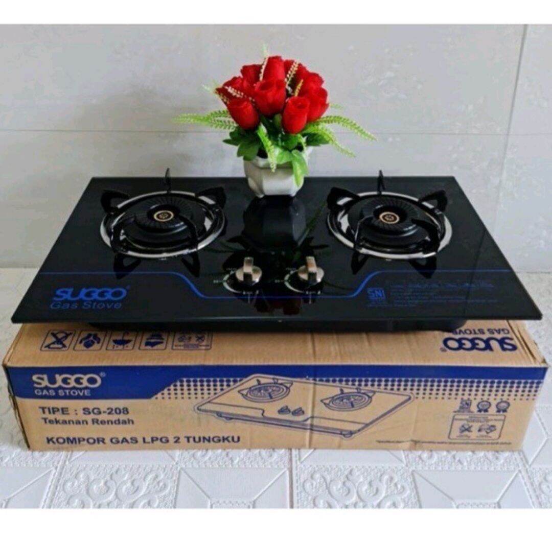 kompor tanam sugo 2 tungku | Lazada Indonesia